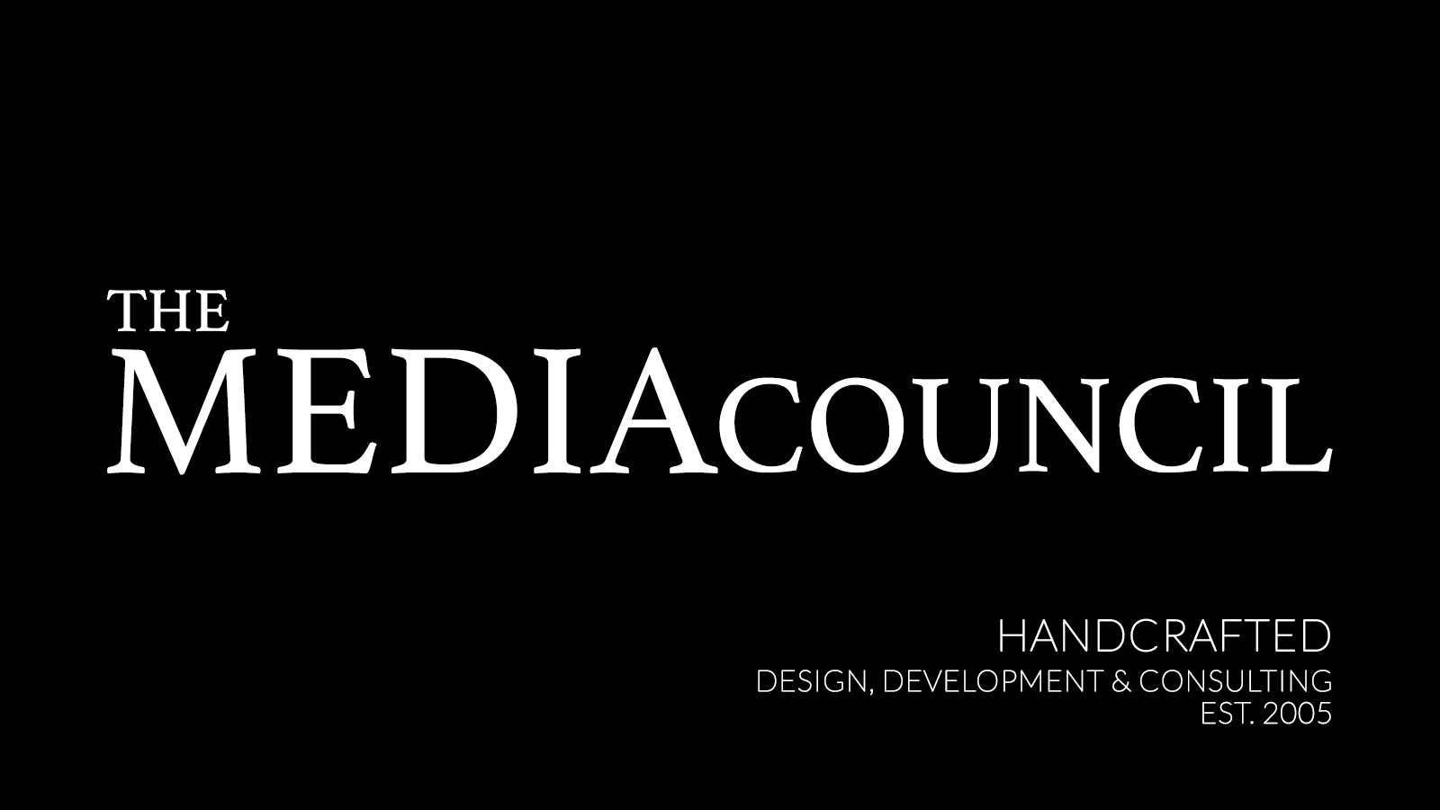 The Media Council - Handcrafted - Strategy, Design & Marketing