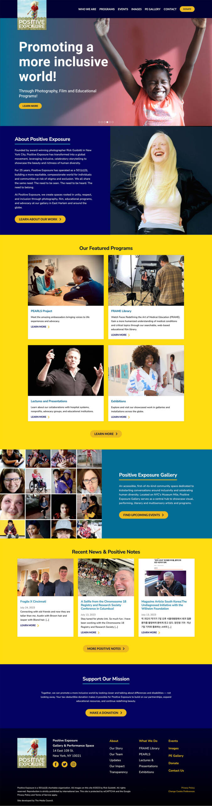 Positive Exposure - The Media Council